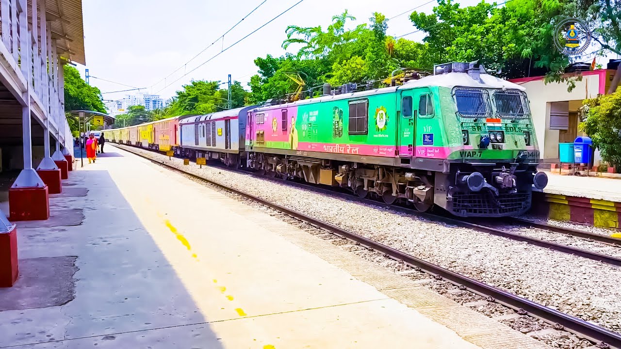 Uday Express swiftly reaches its peak velocity while traversing through ...