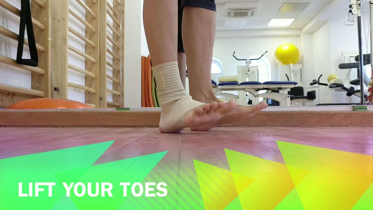 Ankle mobility, no equipment (exercitii mobilitate glezna fraturata ...