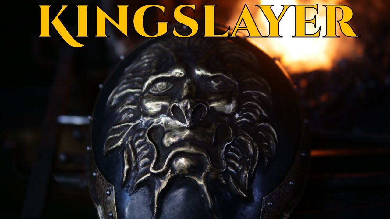Game of Thrones Armor Build: Kingslayer's Lion Head Pauldron PART 4 ...