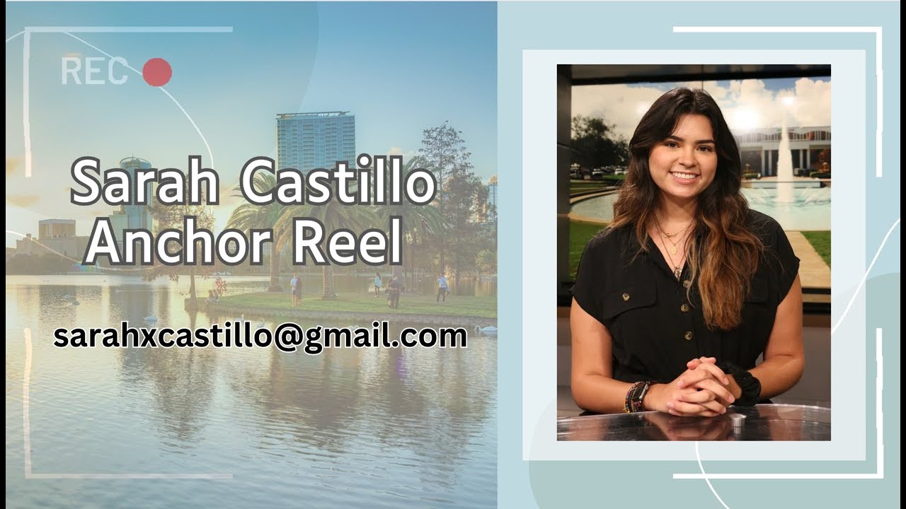 Sarah Castillo Senior Anchor Reel Portfolio 2024 - YouTube
