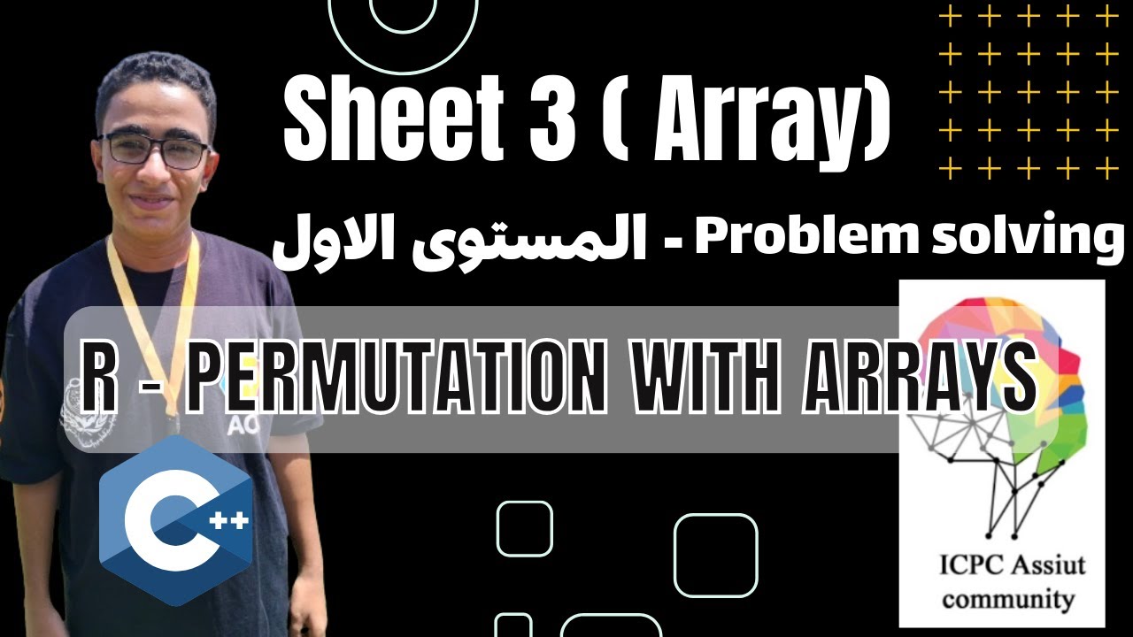 75 R Permutation With Arrays Array Problem Solving Sheet Youtube 8693