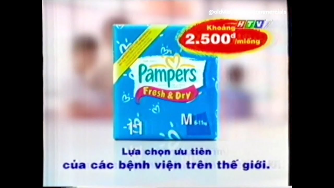 Quảng cáo Pampers - Lựa chọn ưu tiêm của các bệnh viện thế giới (2002 ...