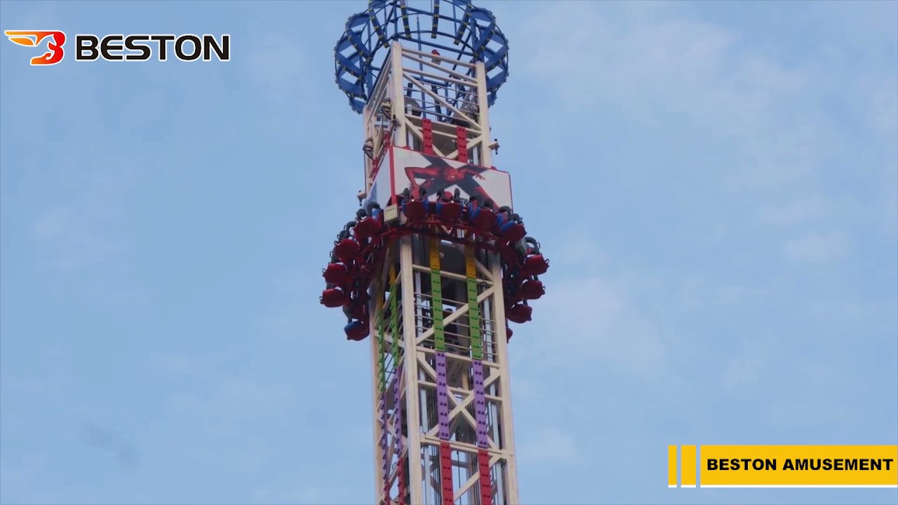 ★B039 FT16 Swing Tower Rides - YouTube