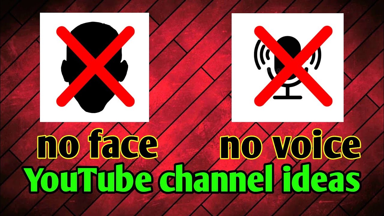 no face no voice YouTube channel ideas || YouTube channel ideas - YouTube