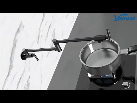 How to install wall mounted pot filler kitchen faucet? installation ...