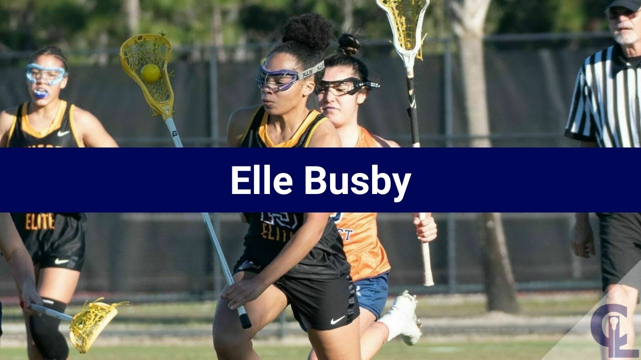 Elle Busby Lacrosse Highlights - MN 2023 - Mid. Att. Def - YouTube