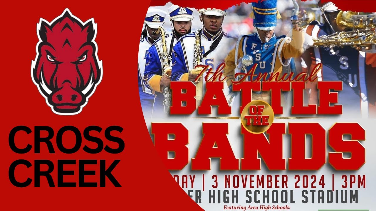 7th Annual Battle of the Bands || Cross Creek || Marching Razorbacks ...