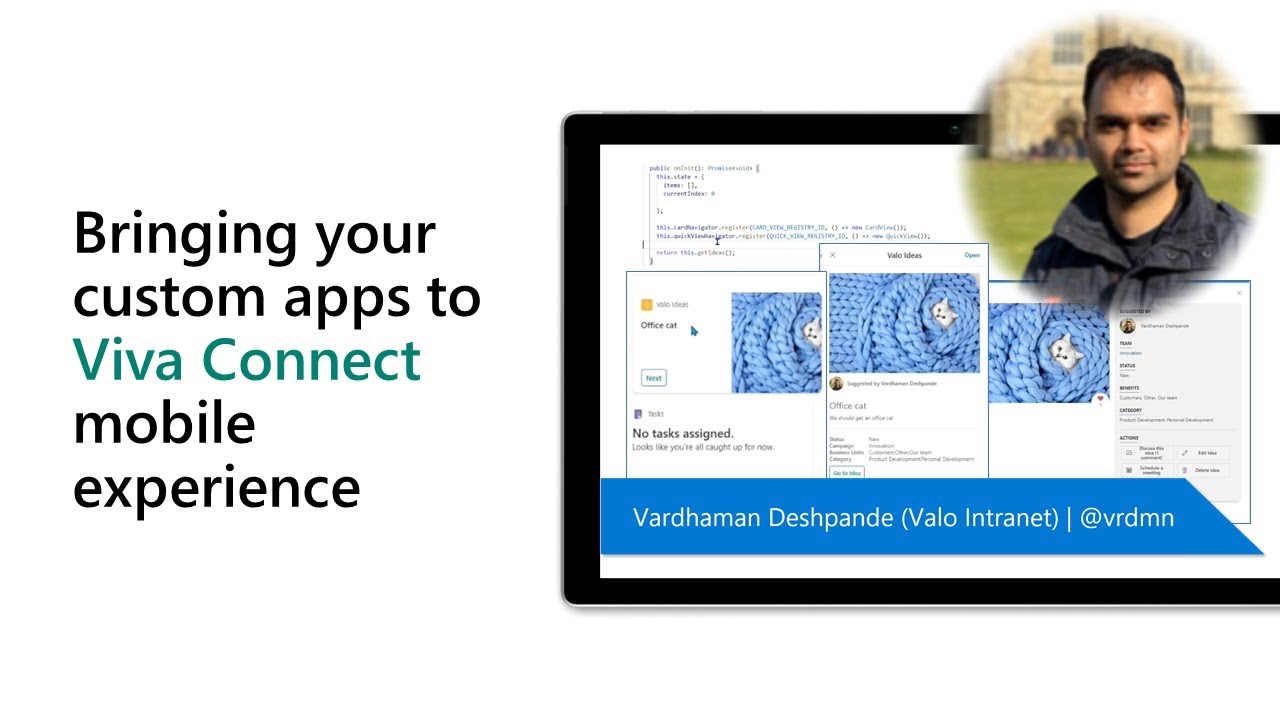 Bringing your custom apps to Viva Connection mobile experience - YouTube