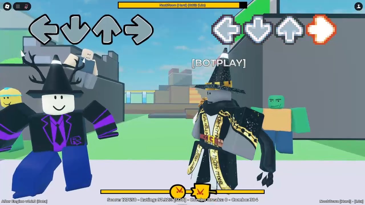 FNF Roblox Project Afternight: NoobTown (From the NoobTown mod) - YouTube