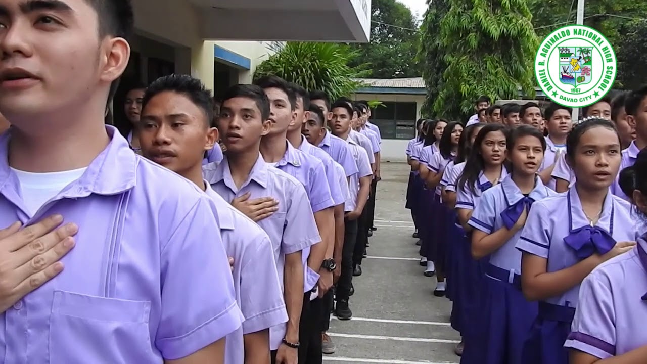 Lupang Hinirang | DRANHS Davao City - YouTube