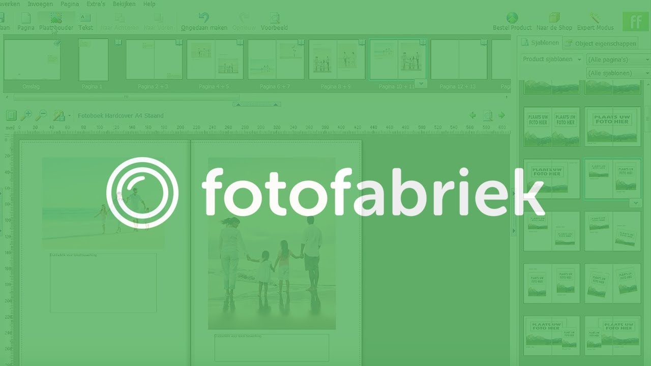Fotofabriek - Sjablonen en plaatshouders - YouTube
