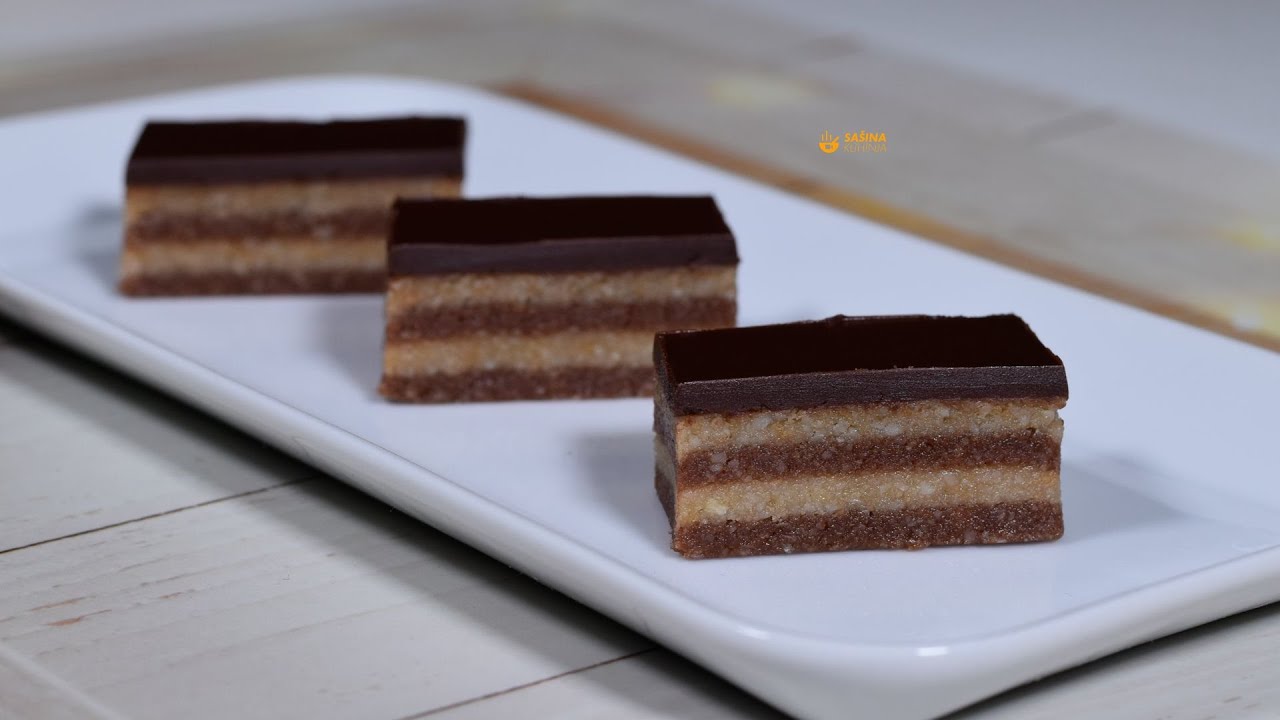 Bajadera recept - Sašina kuhinja - YouTube