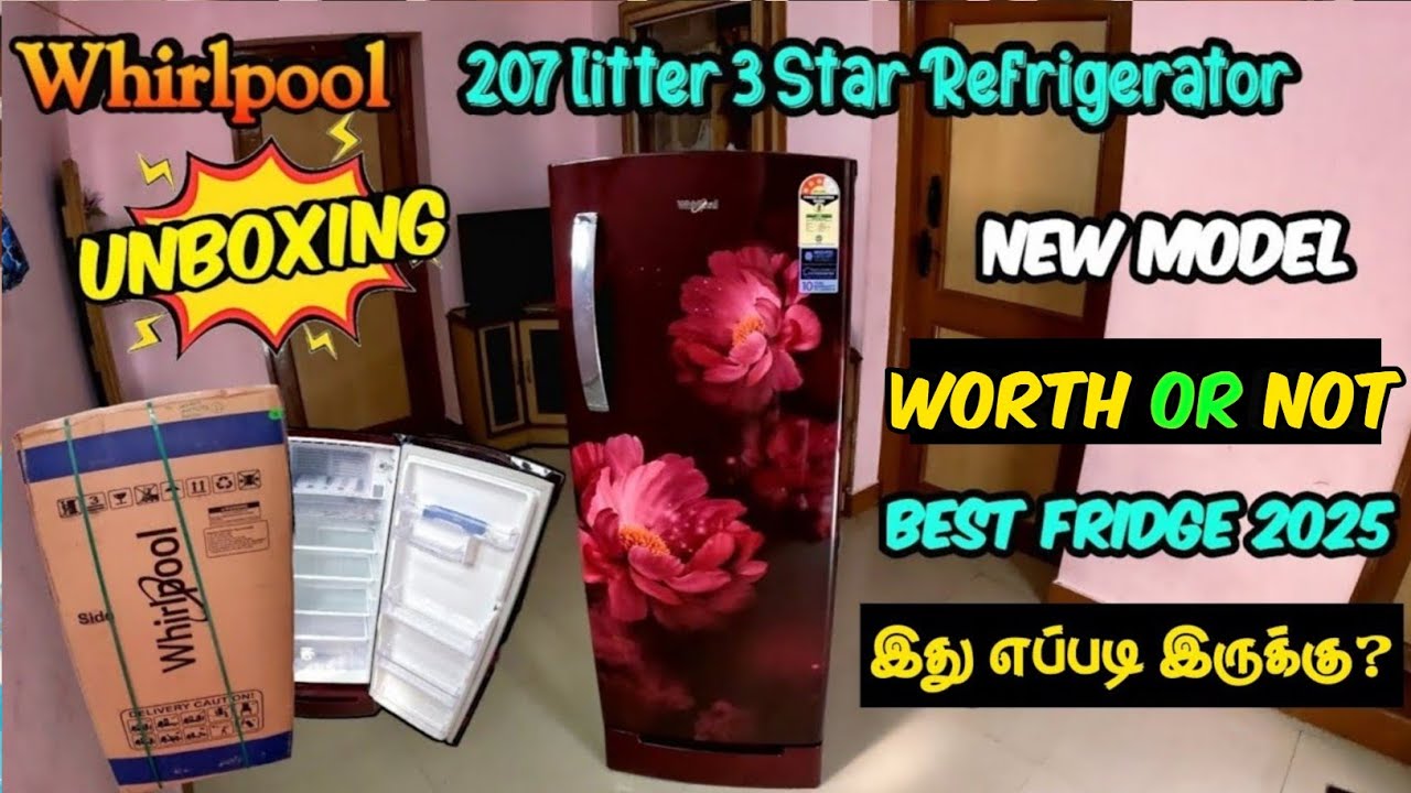 Whirlpool 207L 3 Star Single Door Refrigerator |🤯 இது எப்படி இருக்கு⁉️ ...