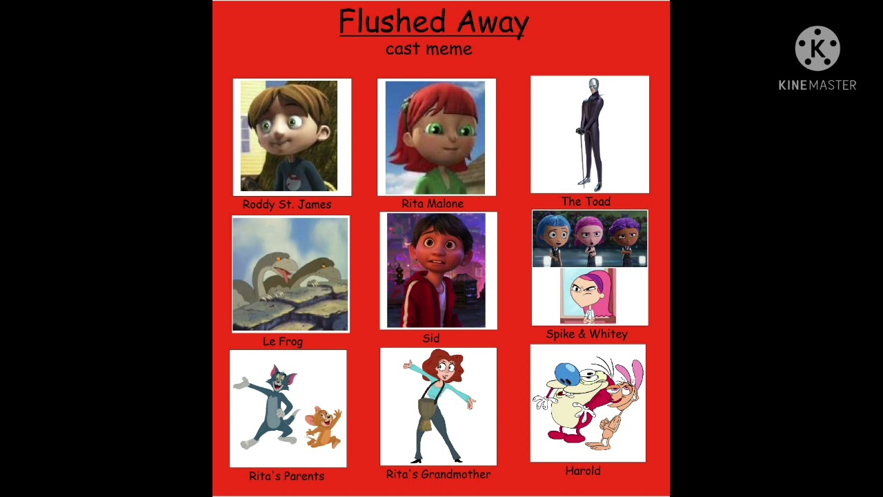 Flushed Away Jacob Hanson Style Cast Meme For Magicalblossom 235