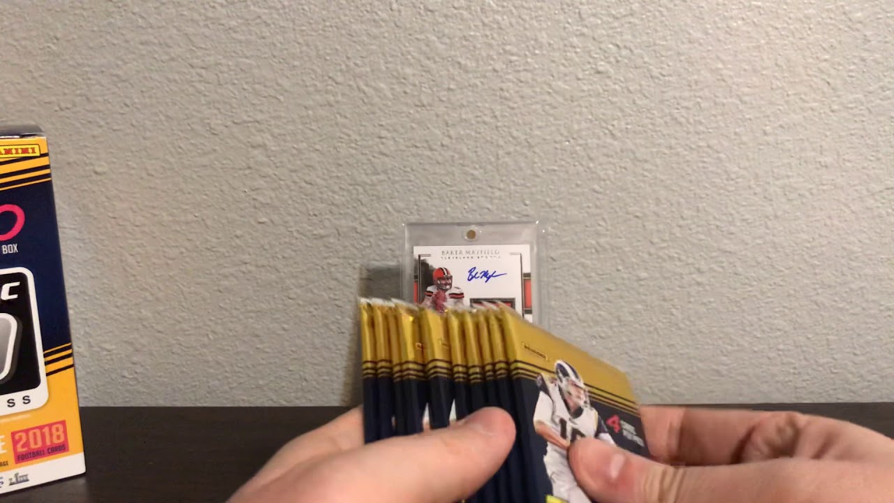 BOOM!!! Silver Holo QB!!2018 Optic Mega Box - YouTube