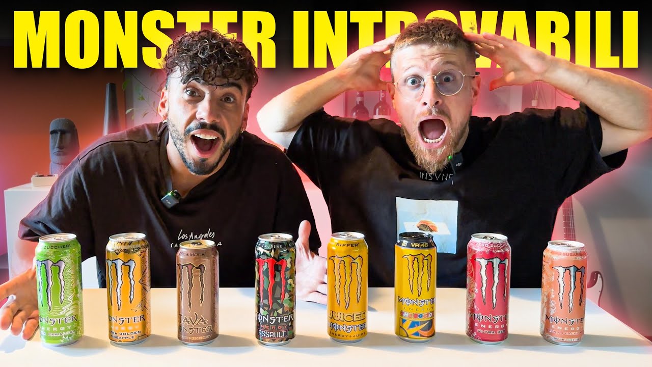 PROVIAMO TUTTE LE MONSTER PIÙ INTROVABILI DI SEMPRE - NON AVEVO MAI ...