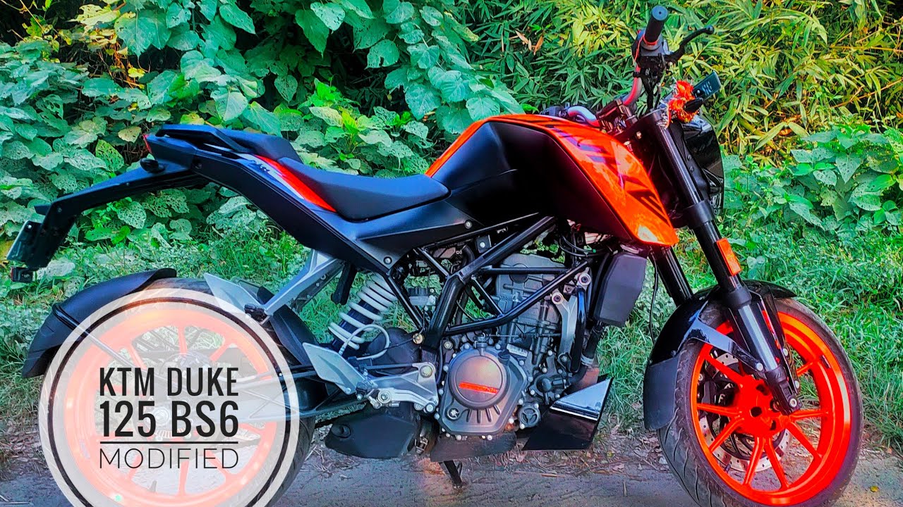 KTM Duke 125 modified - YouTube