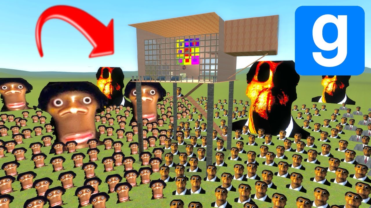 Obunga Nextbot Vs Houses!? - Garry's Mod - YouTube