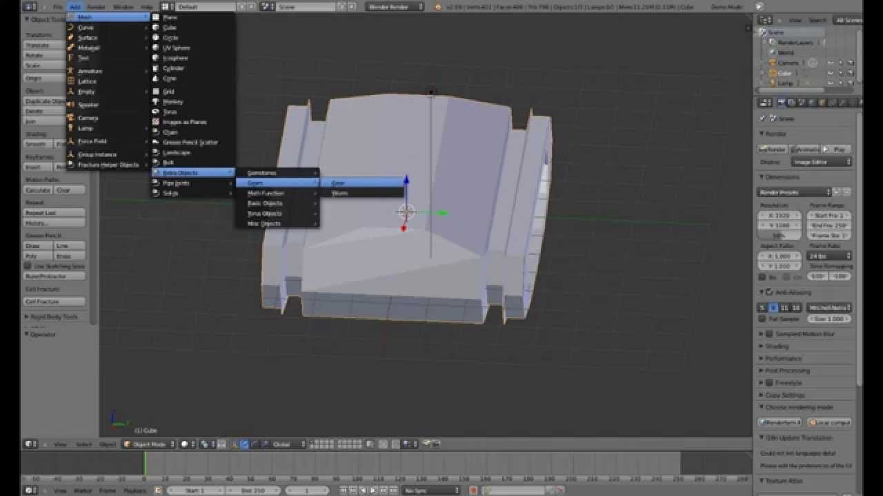 Blender - Como fazer sistema de esteira ( Jeito fácil ) - YouTube