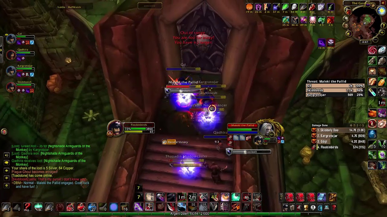 Classic WoW Strat Undead Melee Cleave Speed Run - YouTube