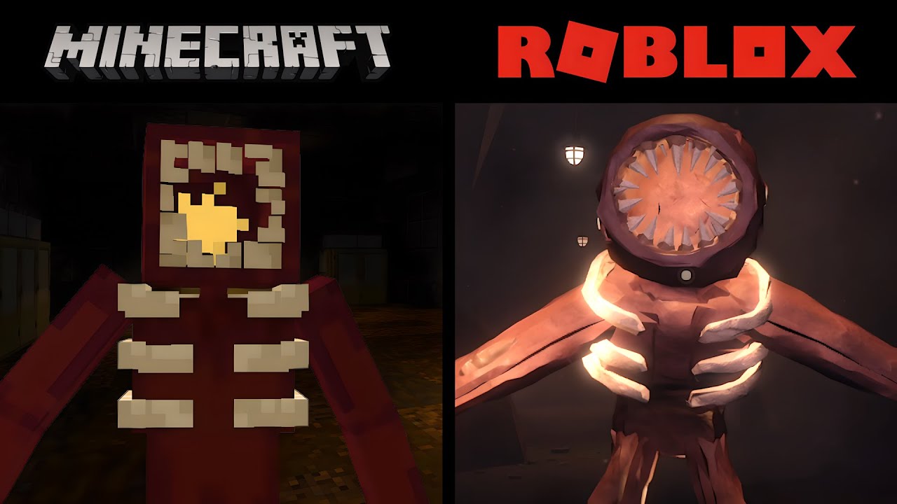 Figure in Roblox Doors VS Figure in Minecraft - YouTube