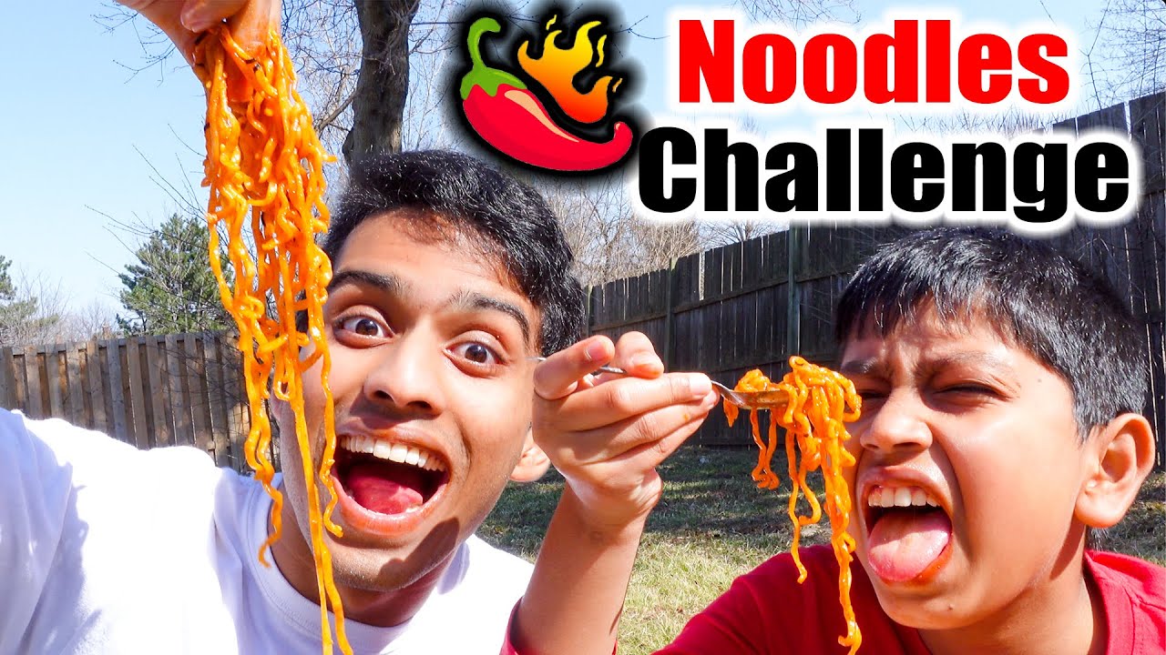 Worlds Spiciest Noodles Challenge 🥵🌶 Velbros Tamil Youtube