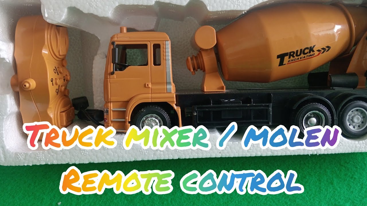 TRUCK MIXER MOLEN RC REVIEW PRODUCT MAINAN TRUCK MOLEN #TRUCKMIXER # ...