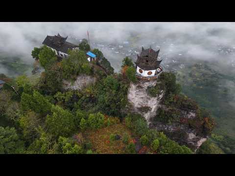 The  Cliff Temple That's Leaning(We Climbed It)