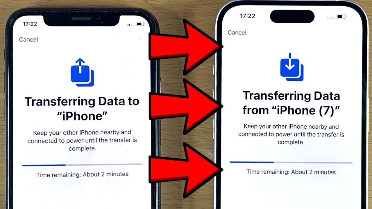 How To Transfer Data from old iPhone to new iPhone (Photos, Data ...