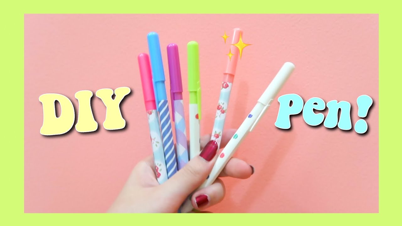 Diy Cutie Pen Simple YouTube diy-cutie-pen-simple-youtube