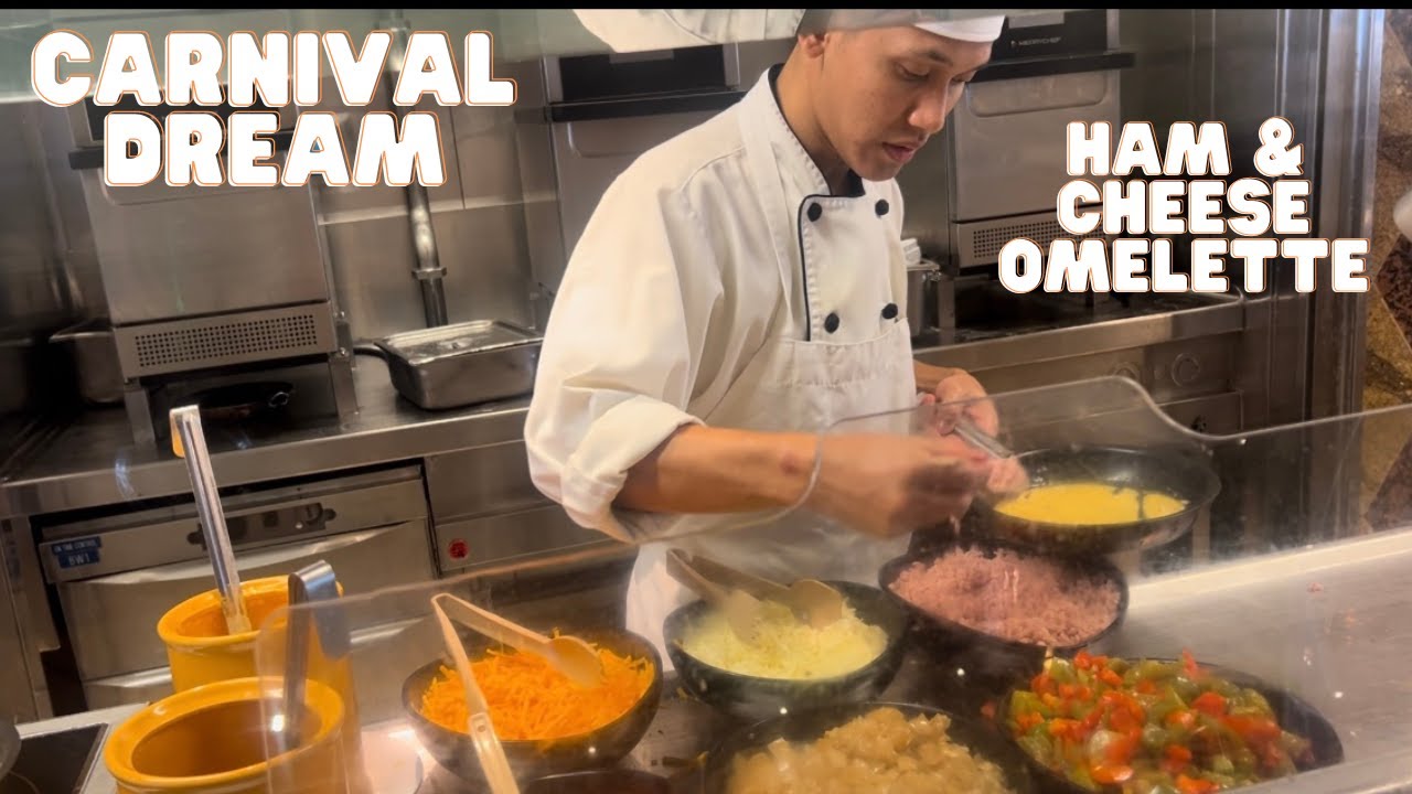 Ham and Cheese Omelette on the Carnival Dream - YouTube