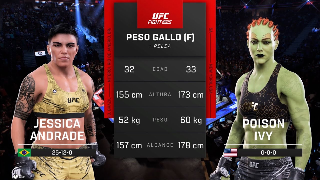 Poison Ivy vs. Jessica Andrade - EA Sports UFC 5 - Epic Fight - YouTube