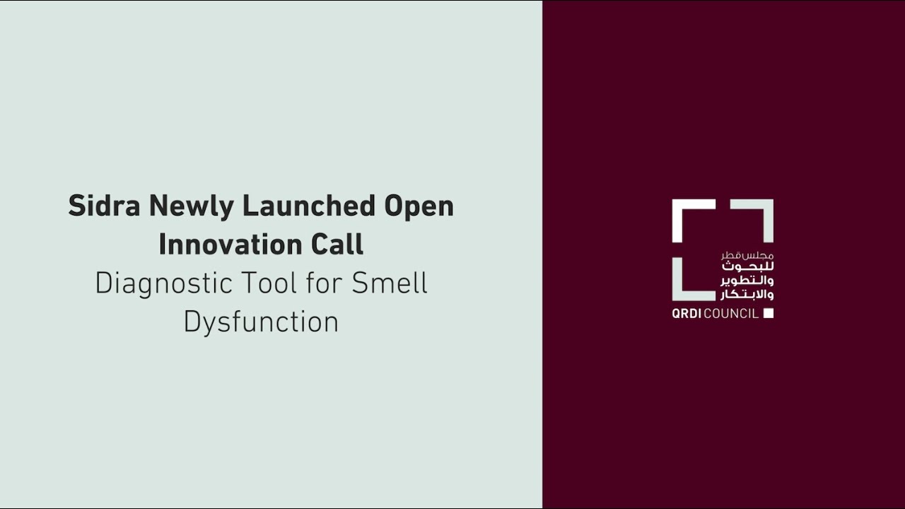 QOI Webinar: Diagnostic Tool for Smell Dysfunction by Sidra Medicine ...