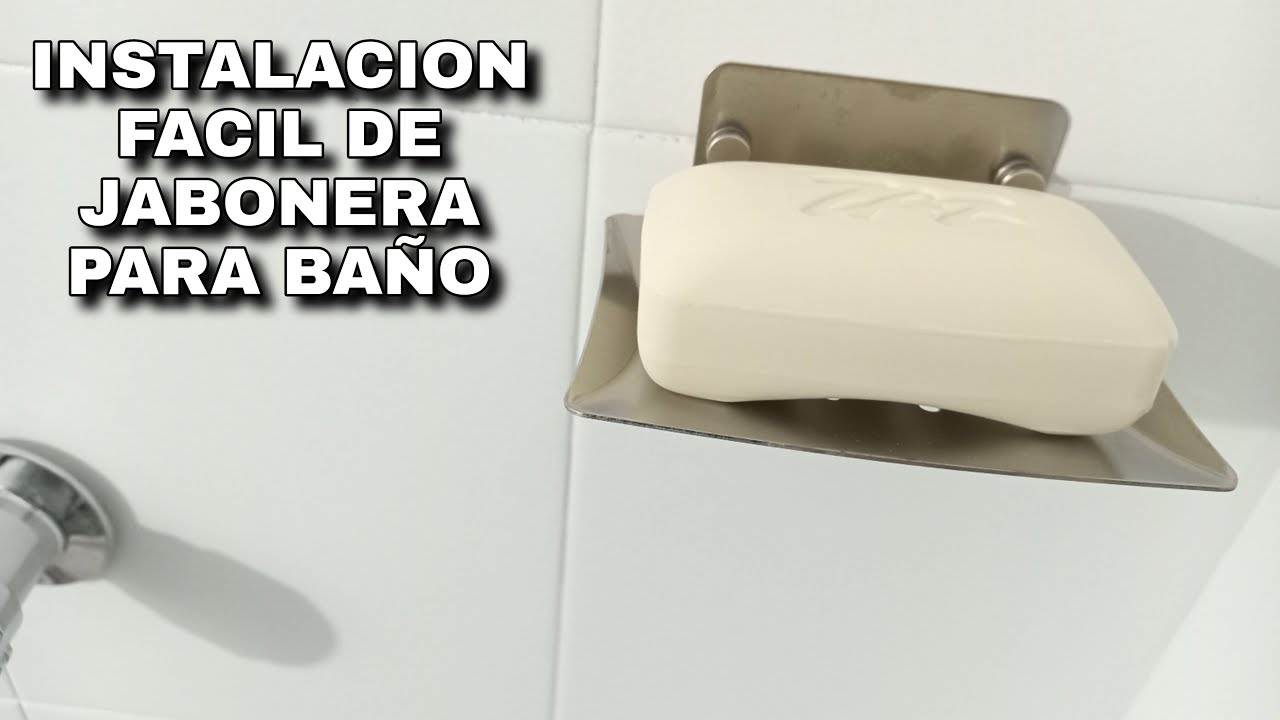 COMO INSTALAR UNA JABONERA PARA REGADERA - YouTube