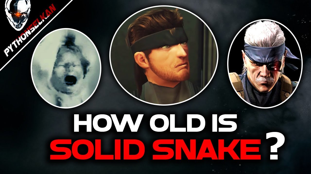 How OLD is Solid Snake in Every Metal Gear Solid Game? - YouTube
