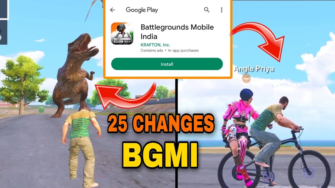 25 changes in new BGMI?🔥 | BGMI Launch DATE Reveal😍 - YouTube
