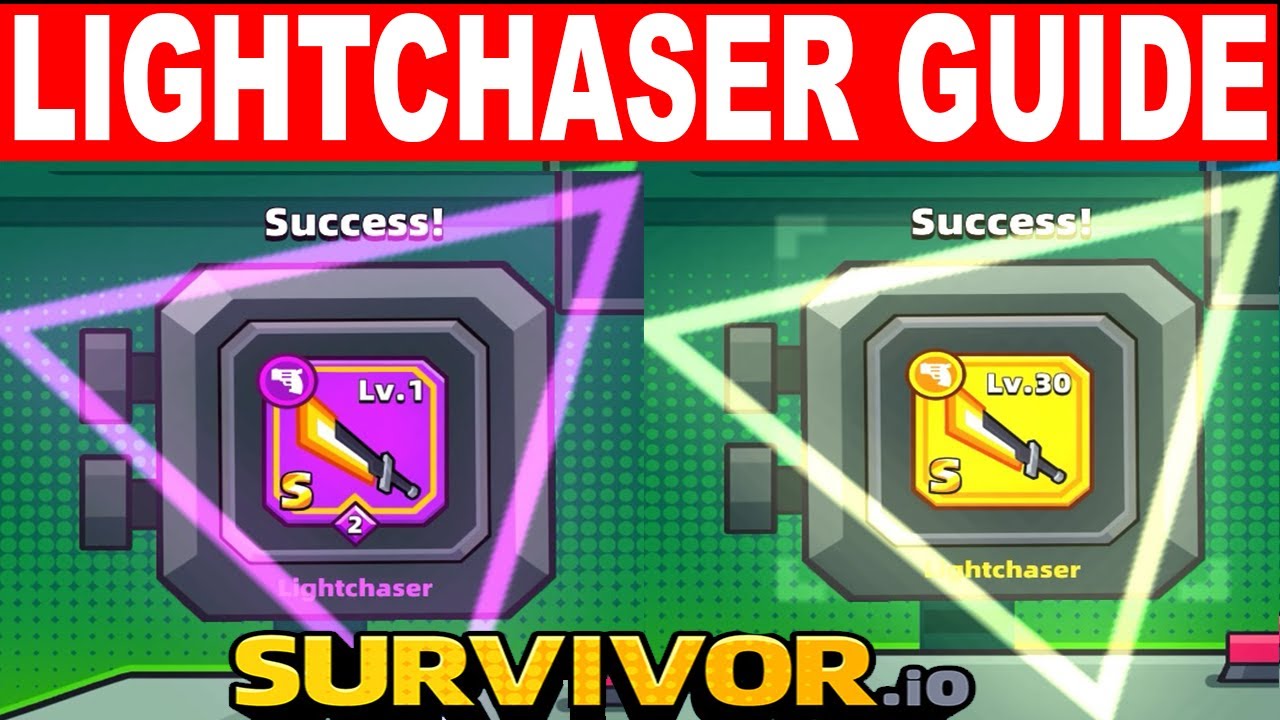 Survivor.io Lightchaser Weapon Guide - The Power of Max Upgrade Lightchaser Eternal Sword - YouTube