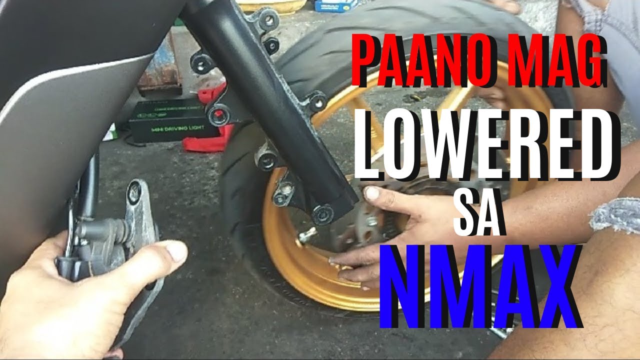 HOW TO LOWERED NMAX FRONT SHOCK - YouTube