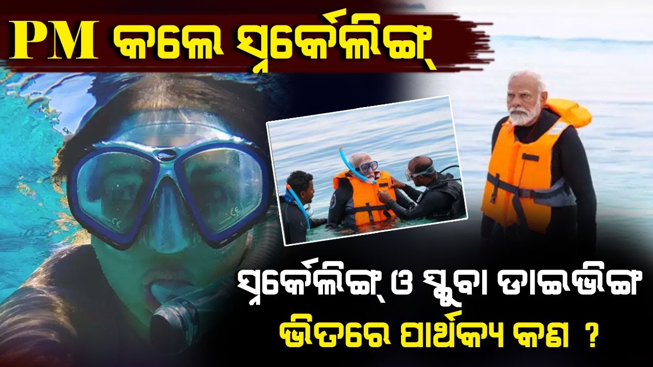 ଭାଇରାଲ ହେଉଛି PM Modi ଙ୍କ Snorkeling ଦୃଶ୍ୟ, ଜାଣନ୍ତୁ Scuba Diving ଠାରୁ ...