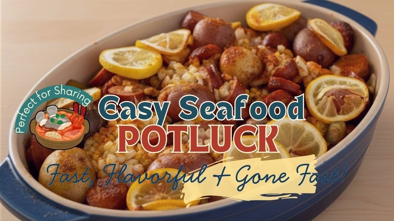 Easy Seafood Potluck Dinner 🔥🦐 - YouTube