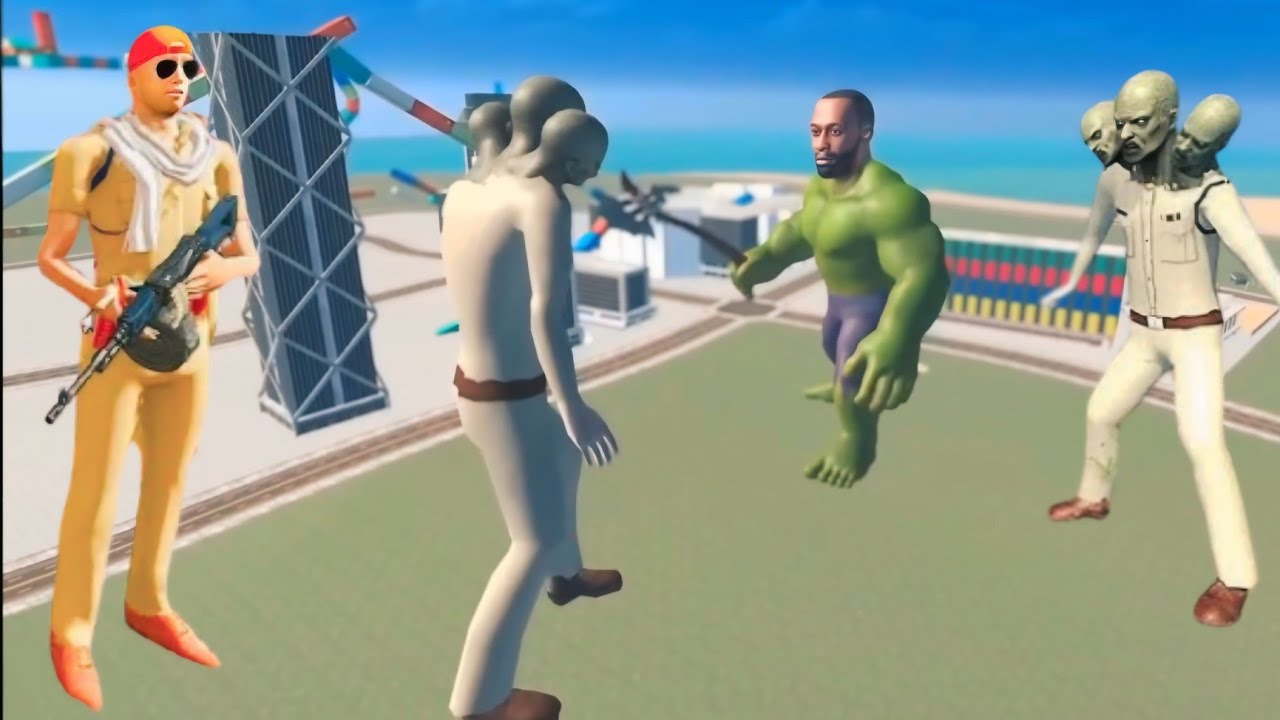 😰3 Head Zombie Police Attack with Franklin 😱💥 Indian Theft Auto 💥😭 ...