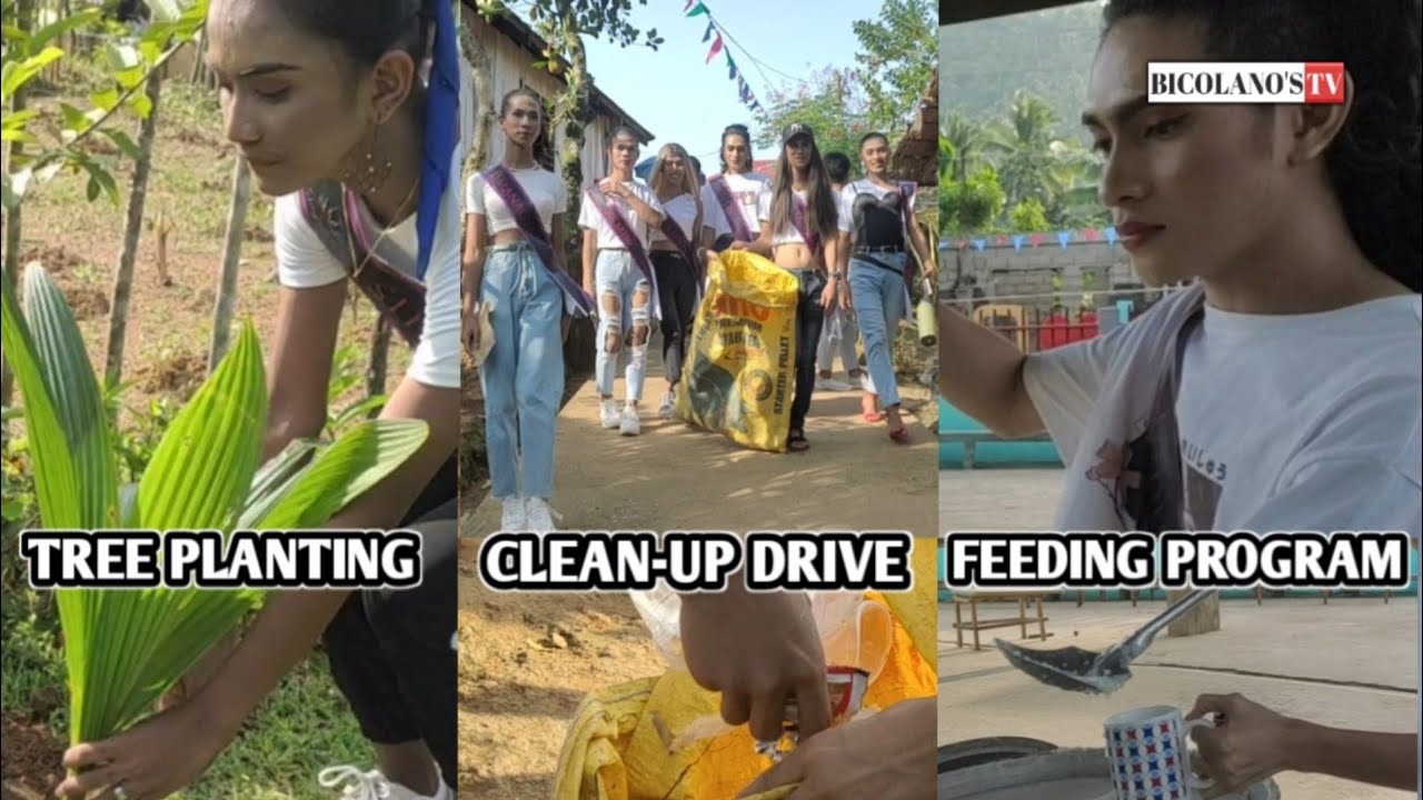 TREE PLANTING • CLEAN-UP DRIVE • FEEDING PROGRAM | Miss GayBahoy 2023 ...