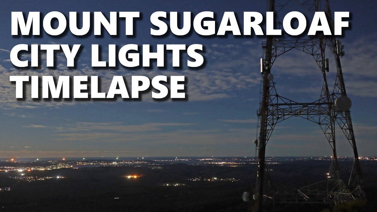 Mount Sugarloaf - City Lights Timelapse (Newcastle Australia) - YouTube