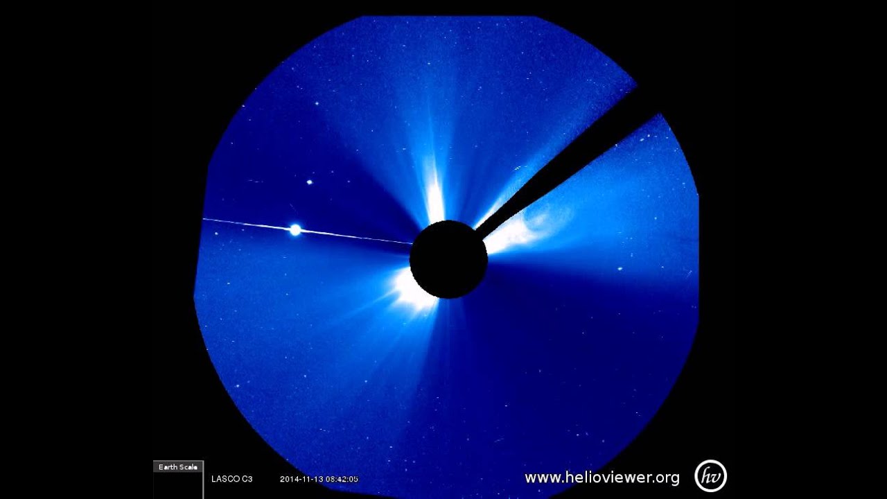 Planets Venus & Saturn seen by SOHO space probe from 7 to 21 November ...