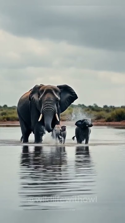 🐘 Слон врывается с некоторыми огромными фактами! 🐘 #животные #animals ...