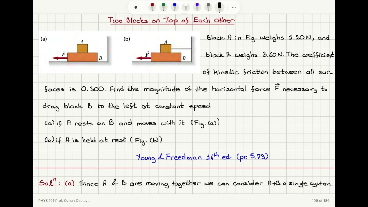 Two Blocks on Top of Each Other - YouTube