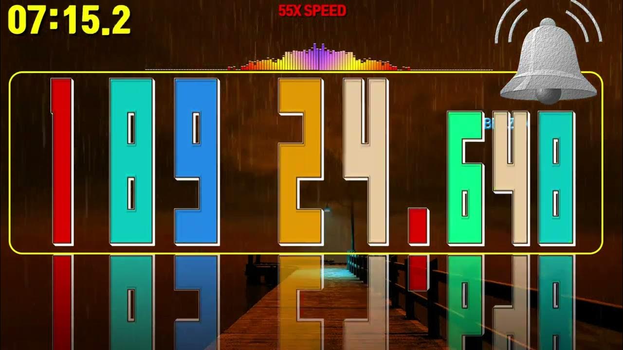 0~ 555 Minute 55 Second 555 Millisecond Countup Timer Alarm🔔 Speedfeeling Youtube