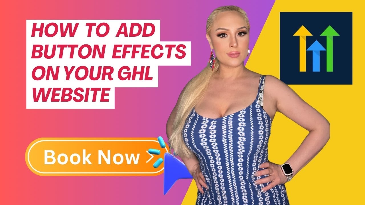 How to add button effects on GHL websites - YouTube