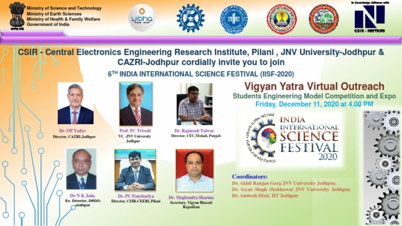 India International Science Festival(IISF) 2024: Curtain Raiser at CSIR ...