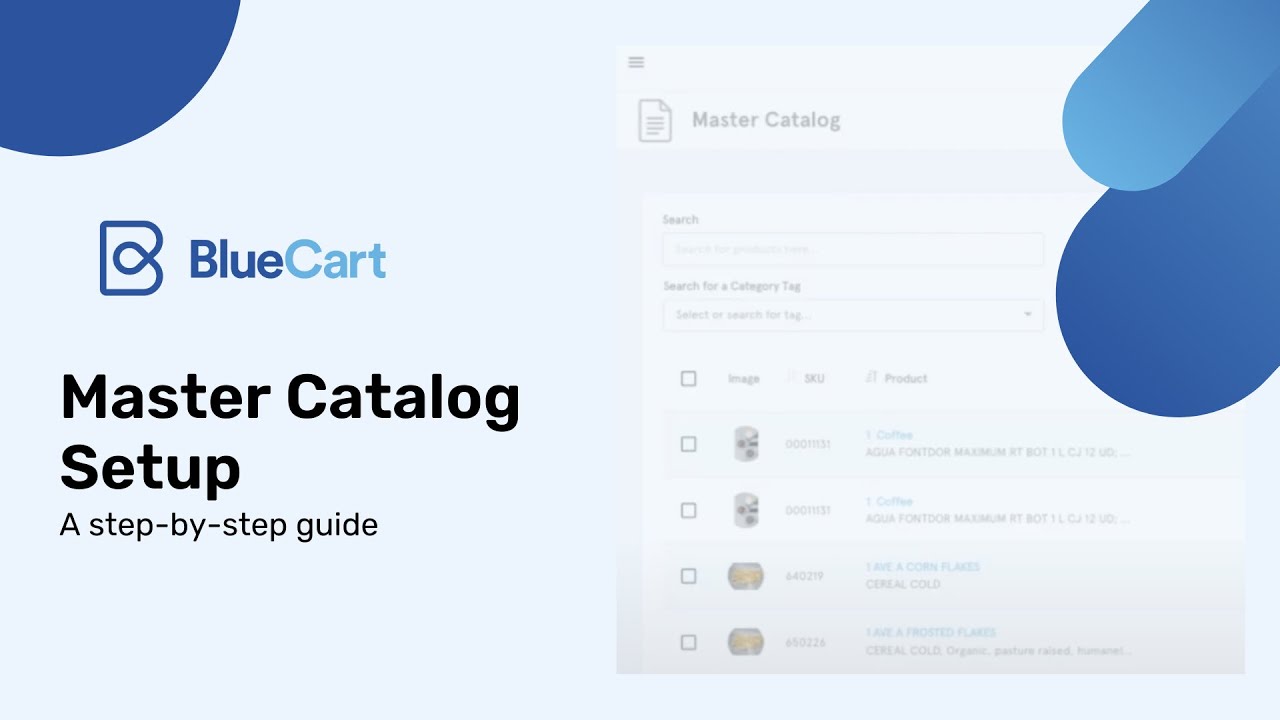How to Set Up Your Master Catalog on BlueCart: A Step-by-Step Guide ...